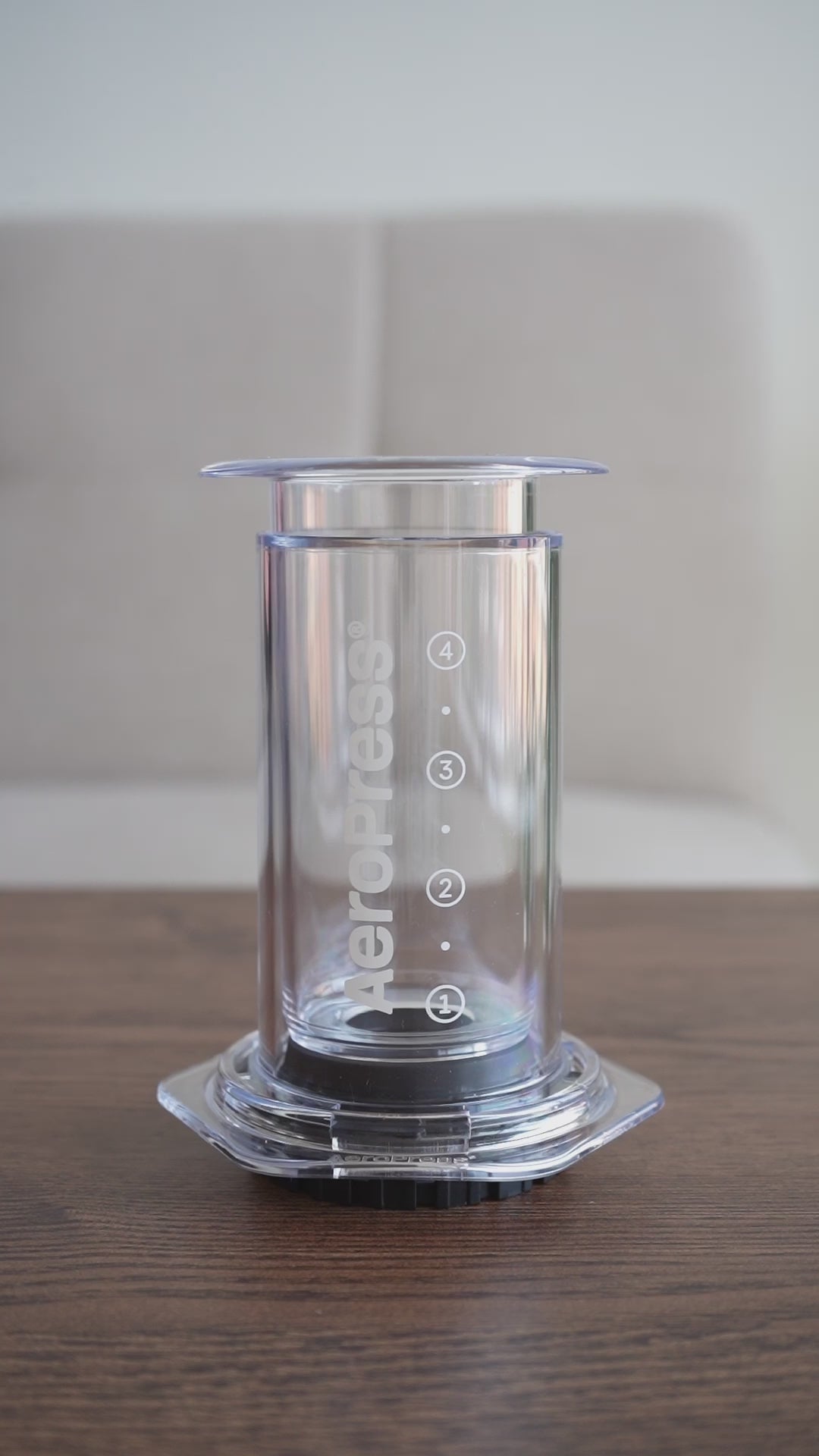 Clear AeroPress Coffee Maker – Basic Barista