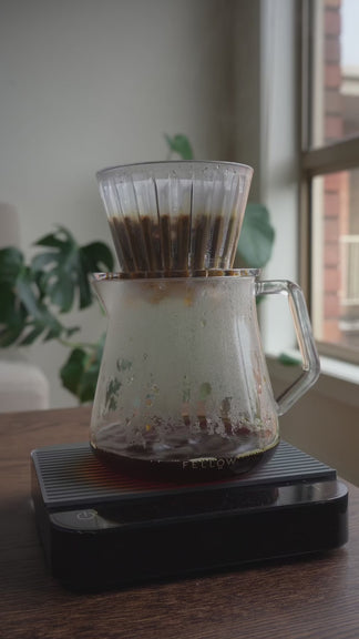 Timemore Crystal Eye B75 Dripper - Flat Bottom Wave Coffee Brewer ...